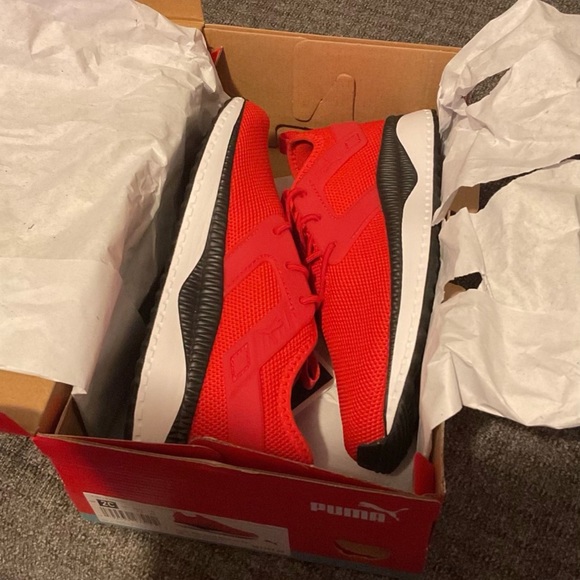 Puma | Shoes | Puma Kids Pacer Next Excel Mesh Ac Ps Sneakers Red Black ...